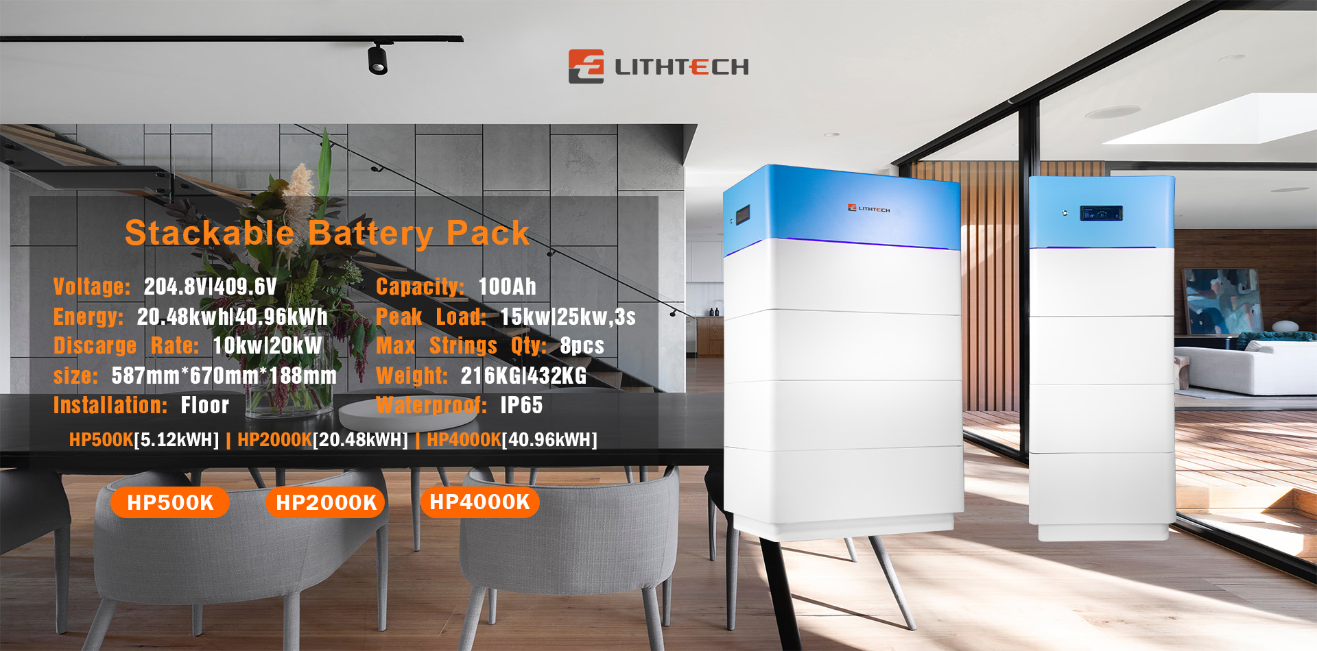 Lithium Battery Solution – Lithtech Energy HomePage